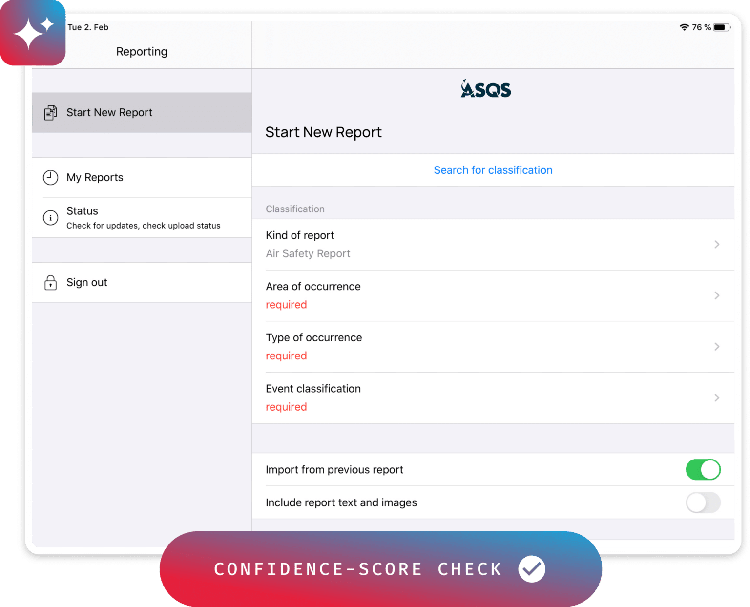 iQSMS AI Features - ASQS