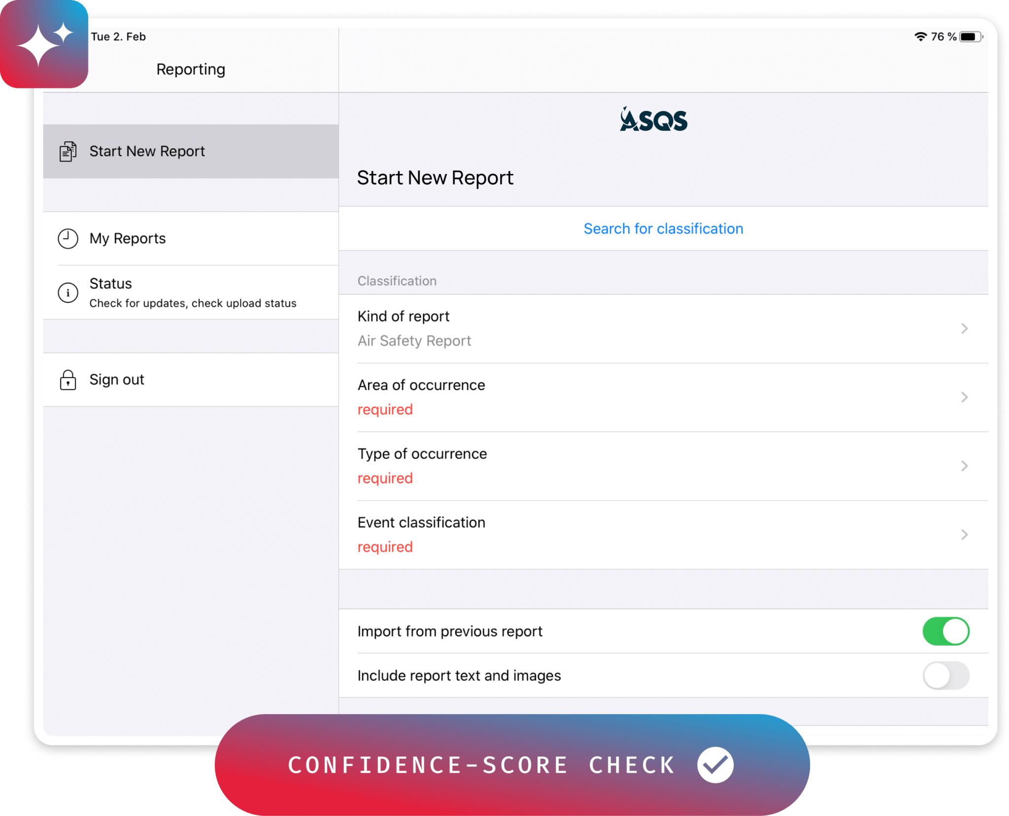iQSMS AI Features - ASQS